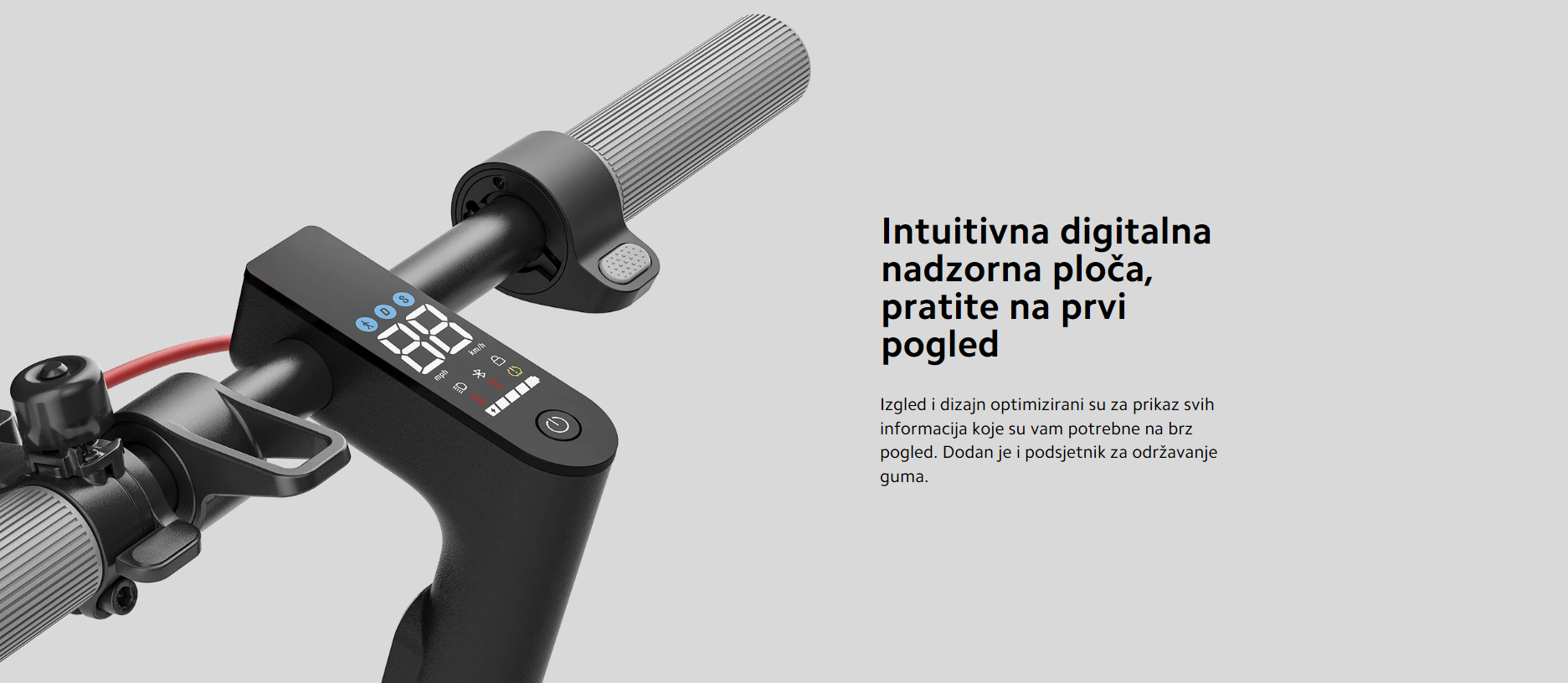 Električni Romobil, 10 gume, 25 km/h, IP54, Domet do 35 km - Xiaomi ...