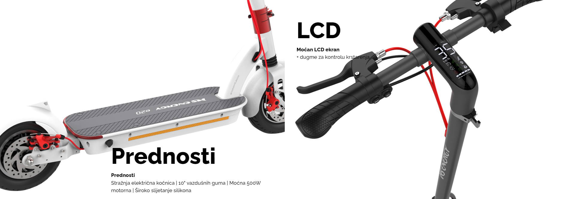 Električni Romobil, 10 točkovi, 25 km/h, domet do 70 km - MS Energy ...