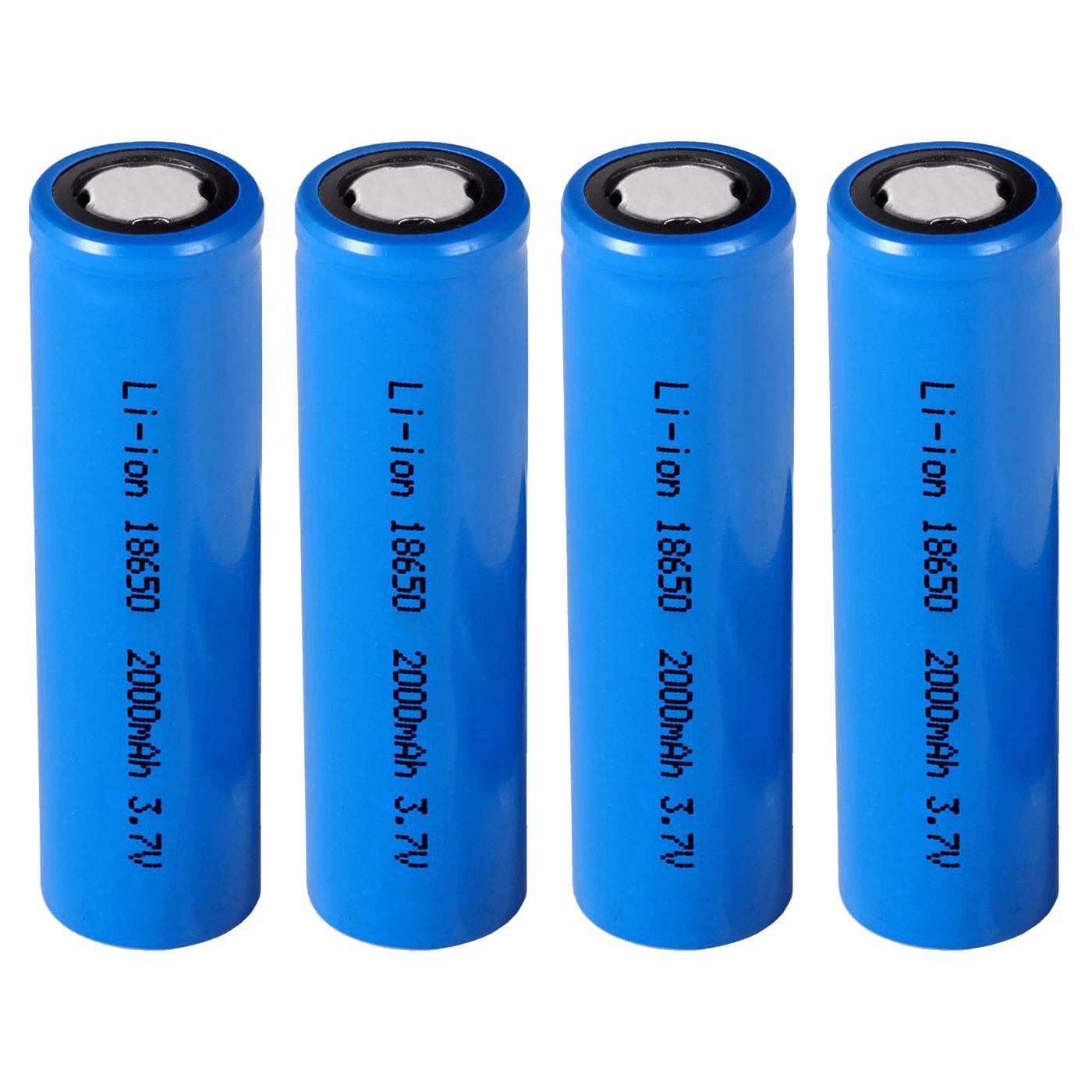 Baterija akumulatorska, 18650, 3.7 V / 2 Ah, blister 4 kom. - MKC