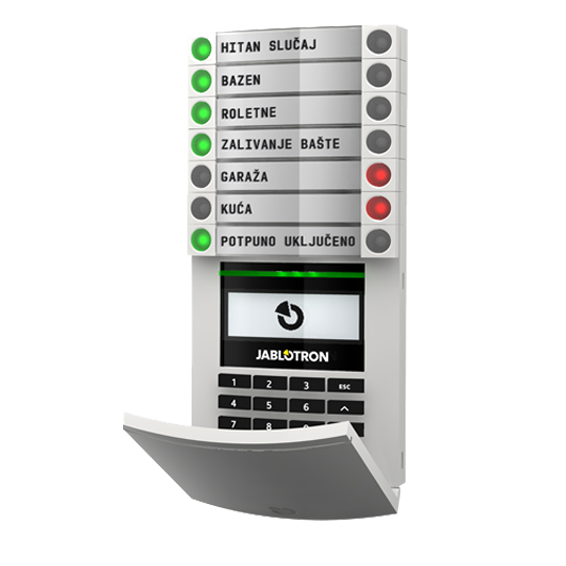 Pristupni modul sa RFID-om, tipkovnicom/tastaturom i ekranom - Jablotron