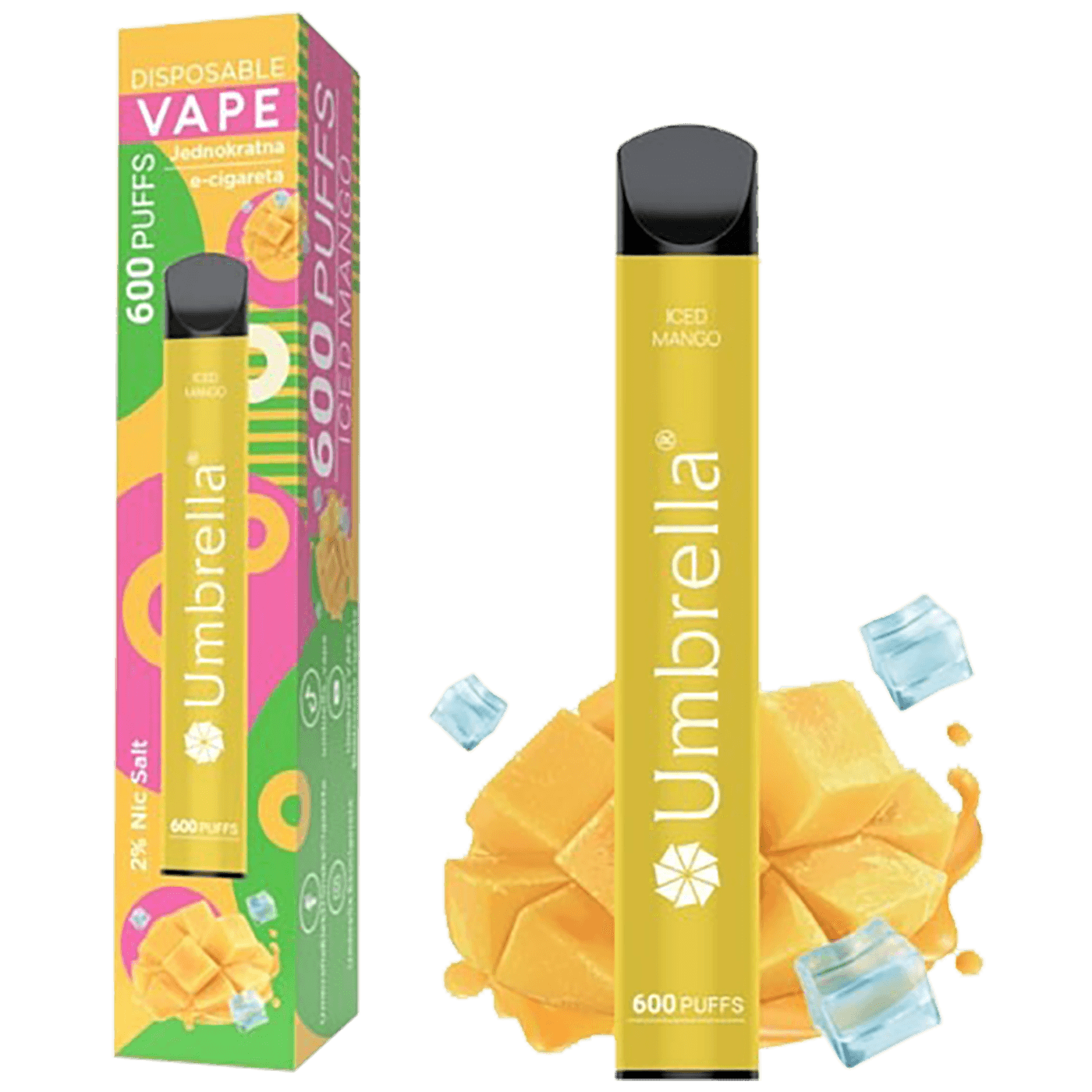 Cigareta elektronska, jednokratna, Iced Mango 20mg - Umbrella | E ...