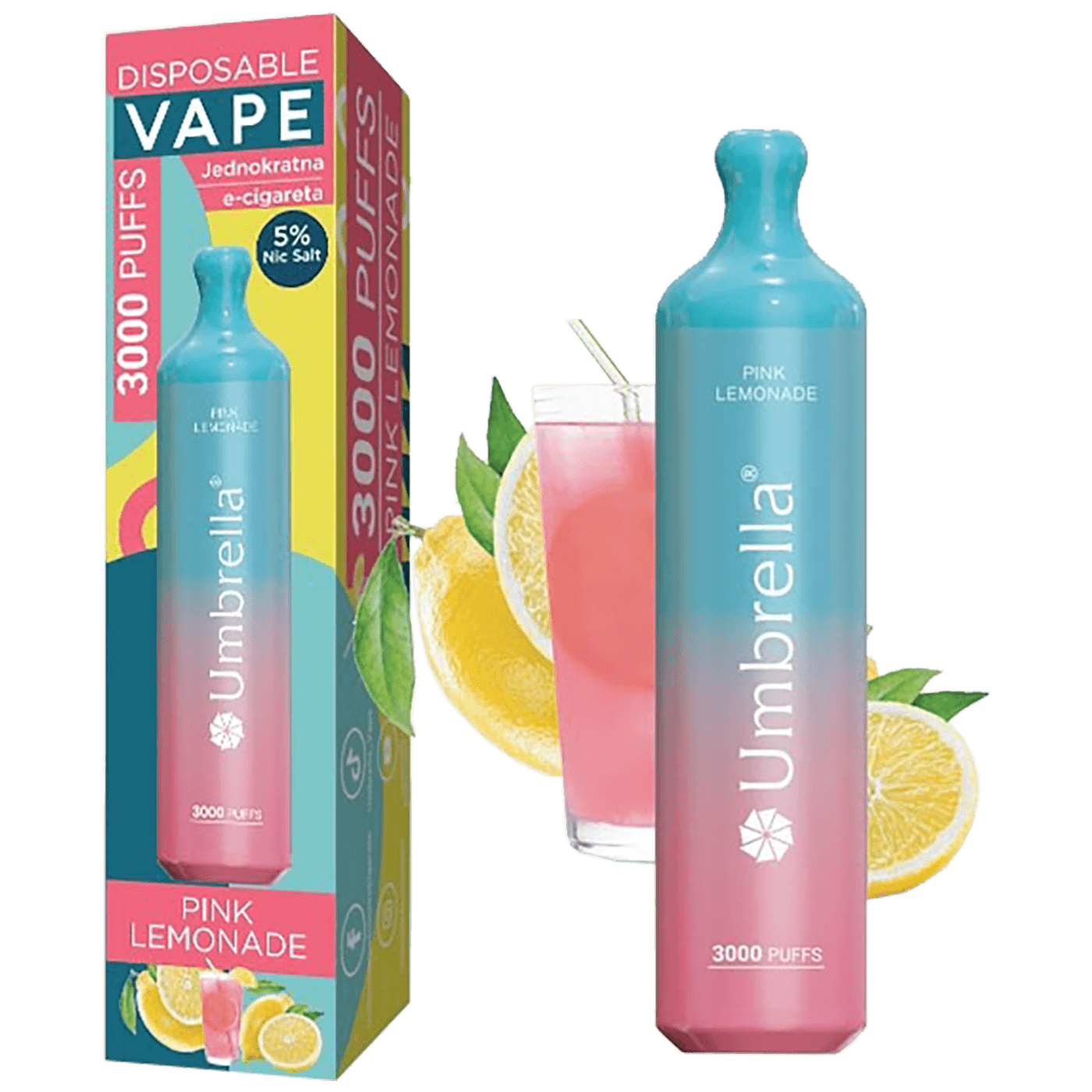 Cigareta elektronska, jednokratna, Pink Lemonade 50mg - Umbrella | E ...